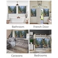 Bear Forest Mountains River Short Blackout Curtains 30 Inch Long ...