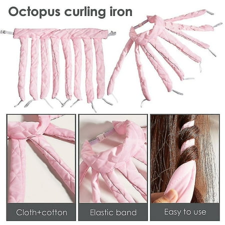 Heatless Hair Curlers, No Heat Spiral Curls Headband, Hair Rollers For ...