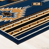 Allstar Blue Woven High Quality Rug. Traditional. Persian. Flower ...