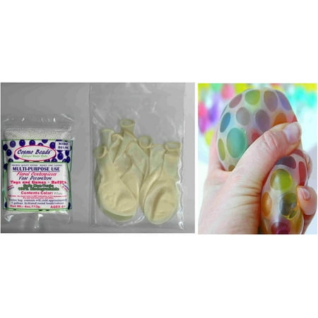 Make Your Own Water Bead Stress Ball Kit– 6,800Colorful Water Beads and ...