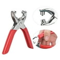 6-Inch Leather Hole Punch and Eyelet Belt Puncher Tool Set, Plating ...