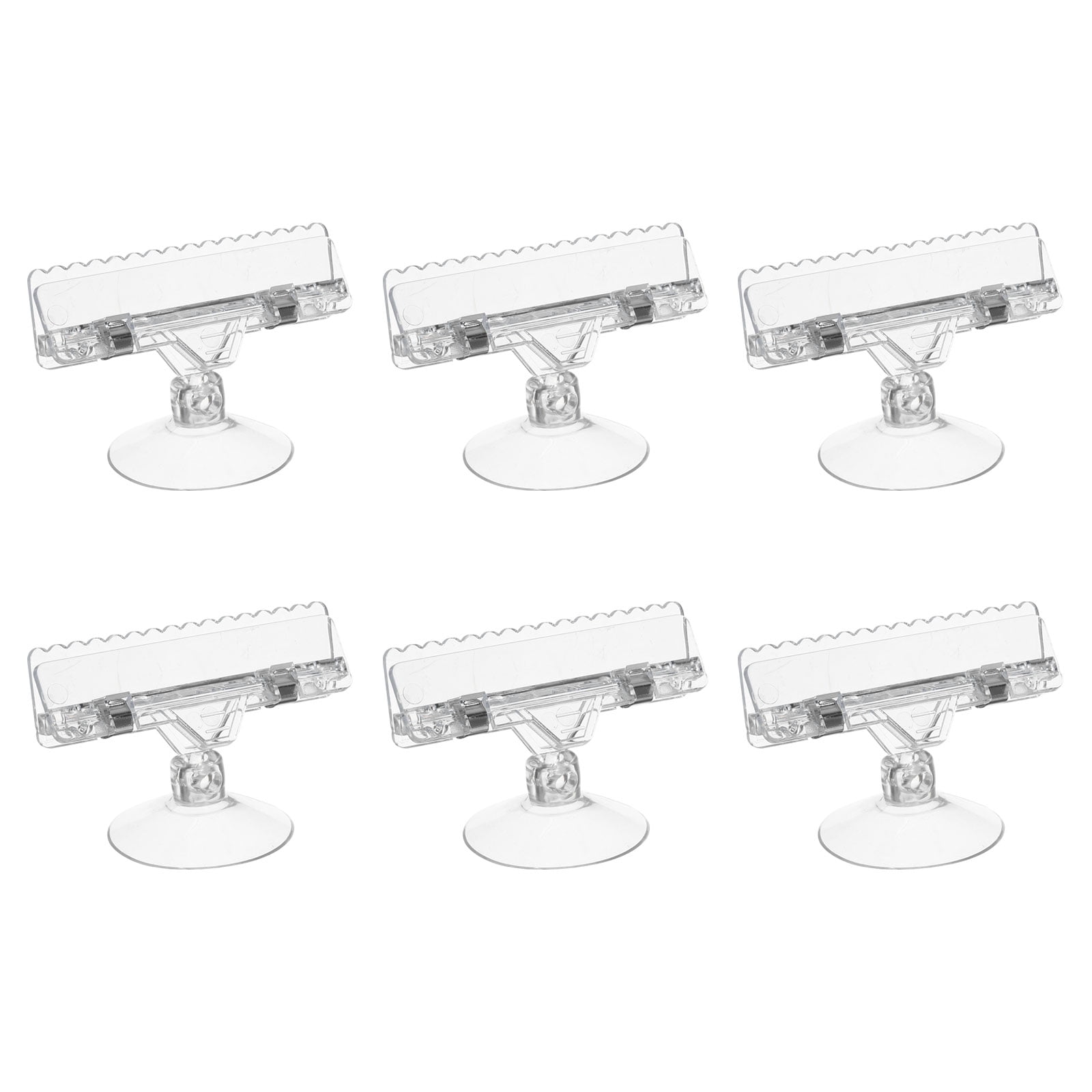 Uxcell Plastic Sign Clip 50mm Rotatable Suction Cup Clip Merchandise ...