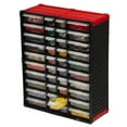 40-Compartment Small Parts Stprage Organizer, Red - Walmart.com