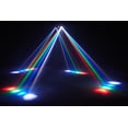 4-Arms mini Whirlwind Stage Light 100W RGBW LED Beam Strobe DMX512 For ...