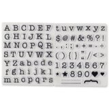 Typewriter Alphabet Clear Stamps by Recollections™ - Walmart.com