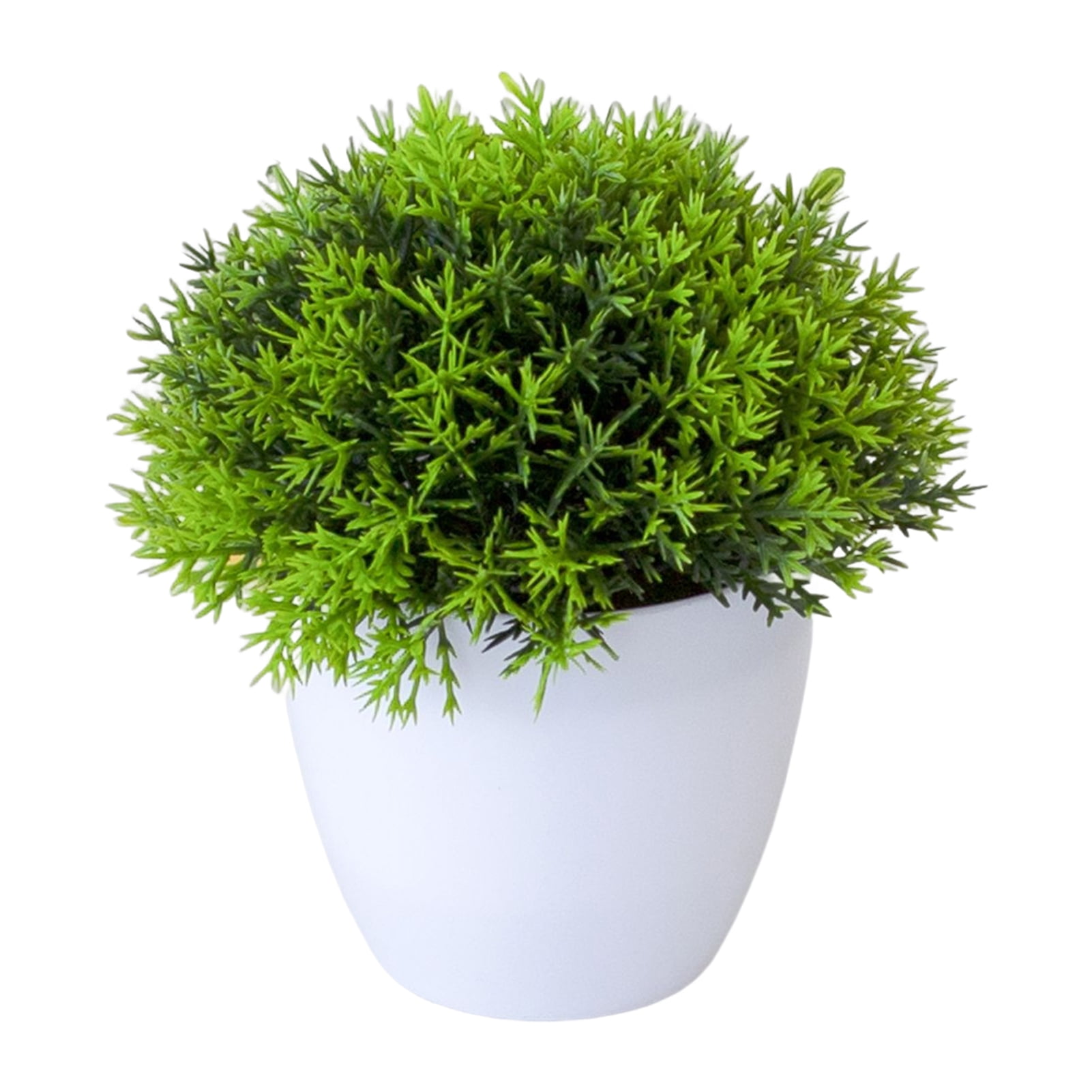 Artificial Plants Fake Mini Potted Plant Small Greenery Decor for ...