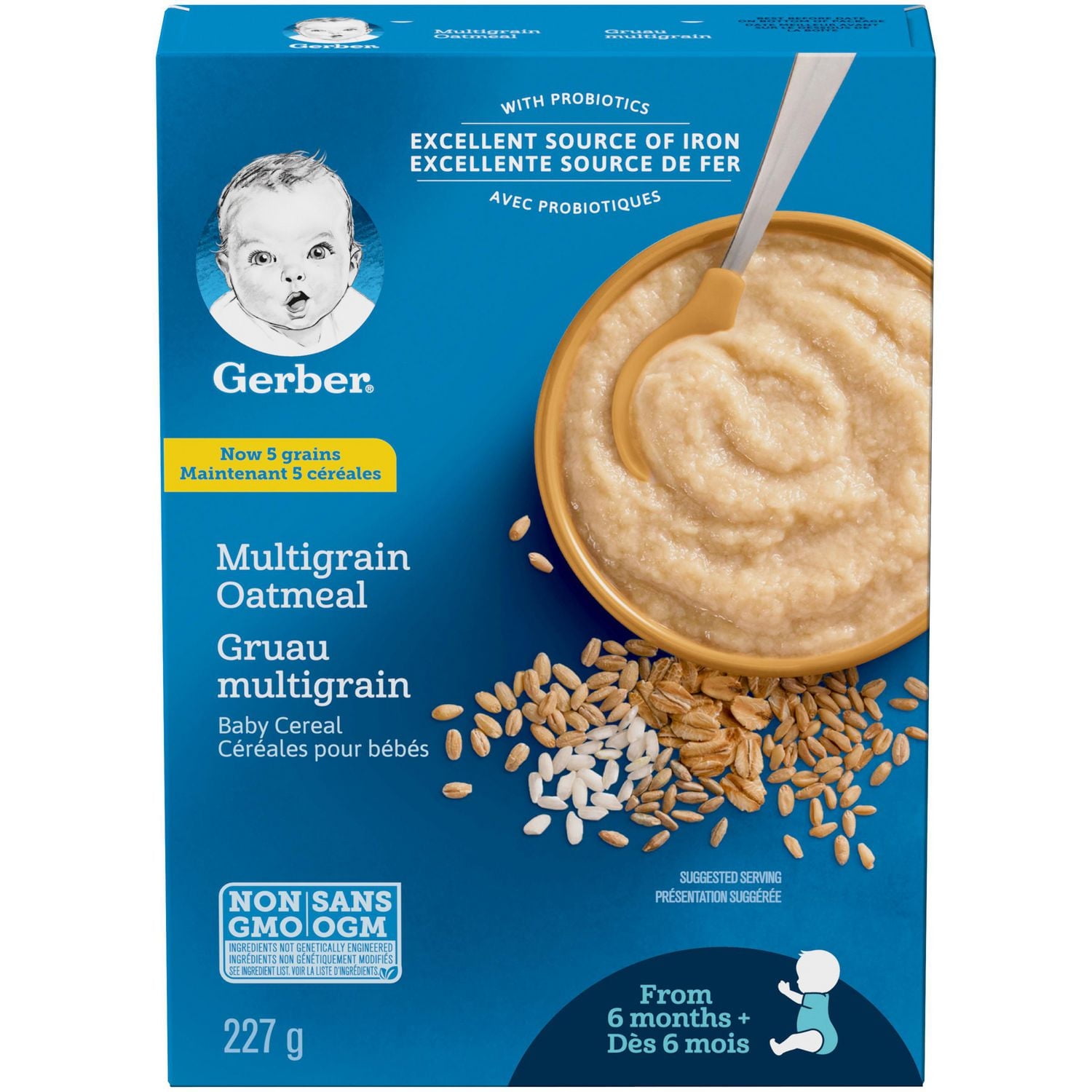 Click here for Gerber Stage 2 Multigrain Oatmeal Baby Cereal 227... prices