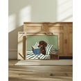 Affixzi Dachshund Reading Horizontal Mid Century Book Poster, Artsy ...