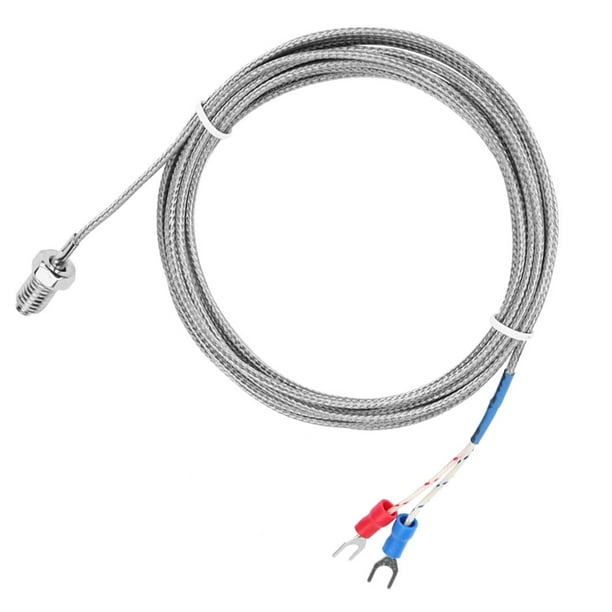 Thermocouple Probe,M8 Screw Thread Type Temperature Sensor Thermocouple ...