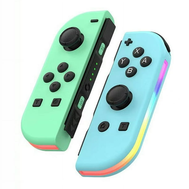 Controlador de juegos joycon NS switch inalámbrico RGB con luz | Walmart en línea