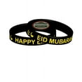 Customized Eid Wrist Bands Silicone Rubber Bracelets [48 Pack] Eid ...