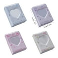 Compact 3Inch Photo Card Album PVC Idol Photocard Binder with Heart ...
