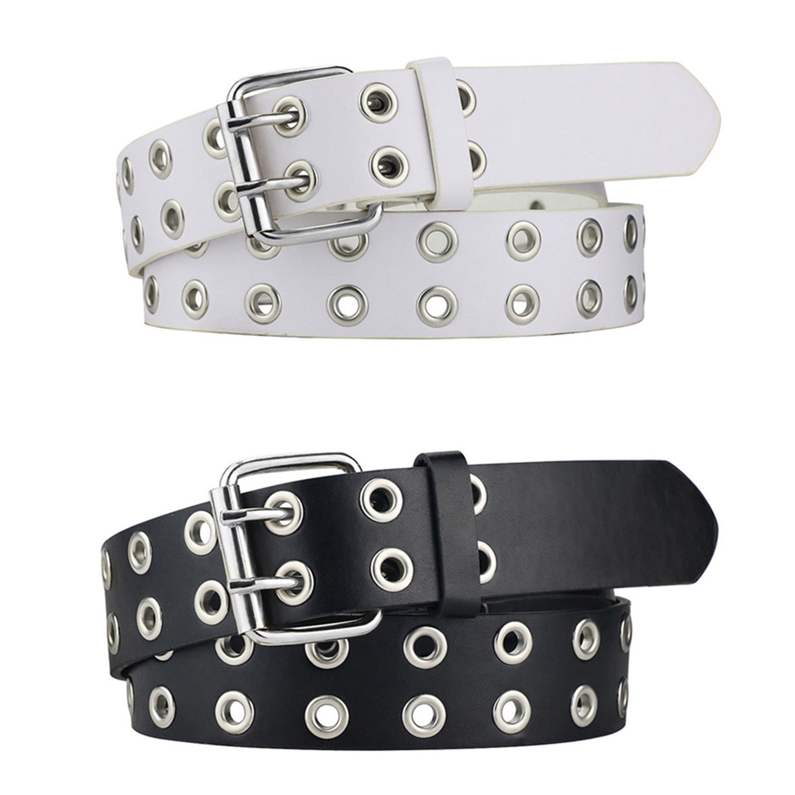Grommet Leather Belts for Women,Studded Belt Punk Accessories, Cute ...