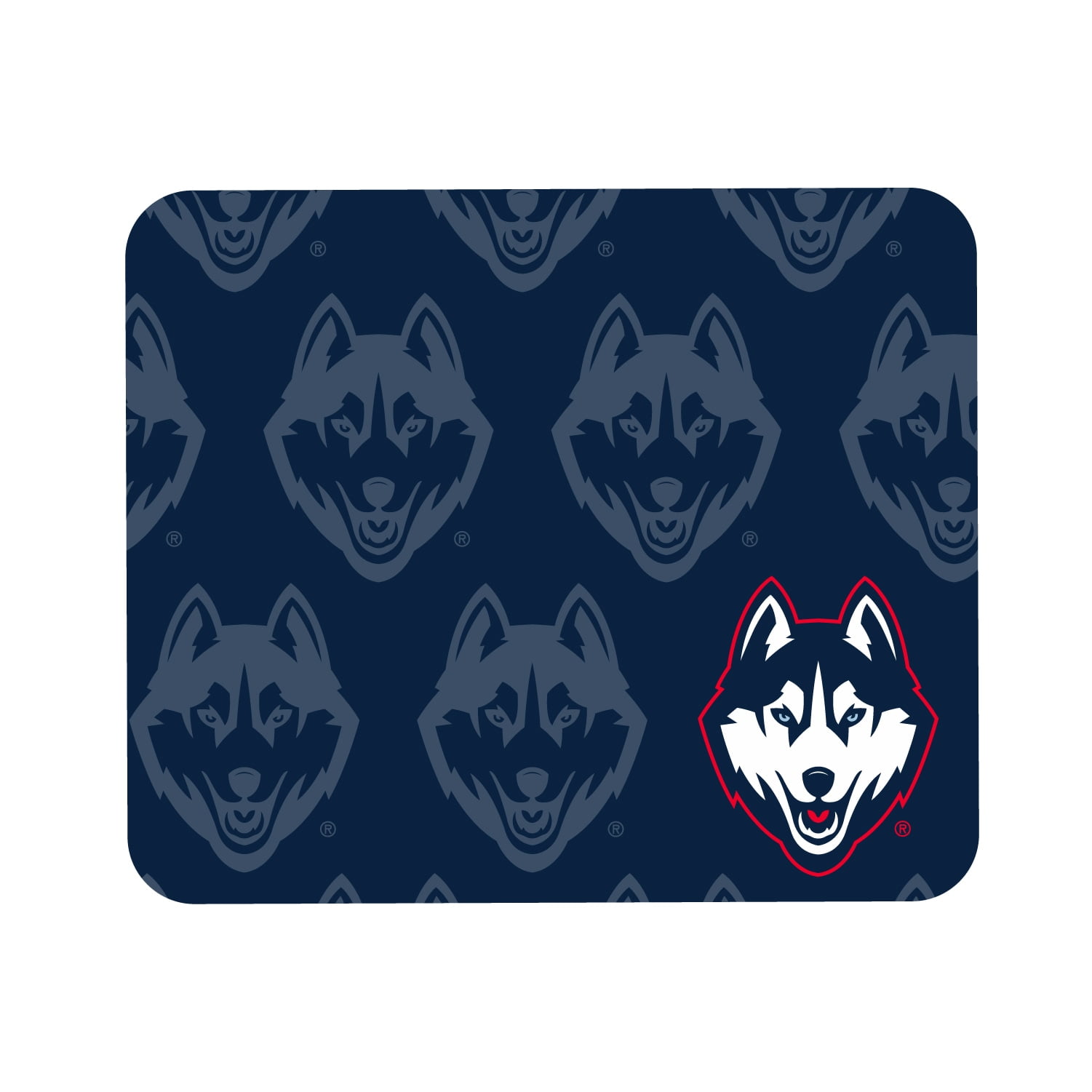 Navy UConn Huskies Echo Logo Mouse Pad - Walmart.com