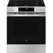 LG Kitchen Appliance: 5.8 Cu. Ft. Front Control Stainless Steel Slide ...