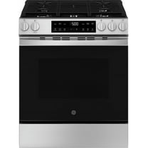 LG Kitchen Appliance: 5.8 Cu. Ft. Front Control Stainless Steel Slide ...