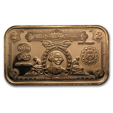 1 oz Copper Bar - Random Design - Walmart.com