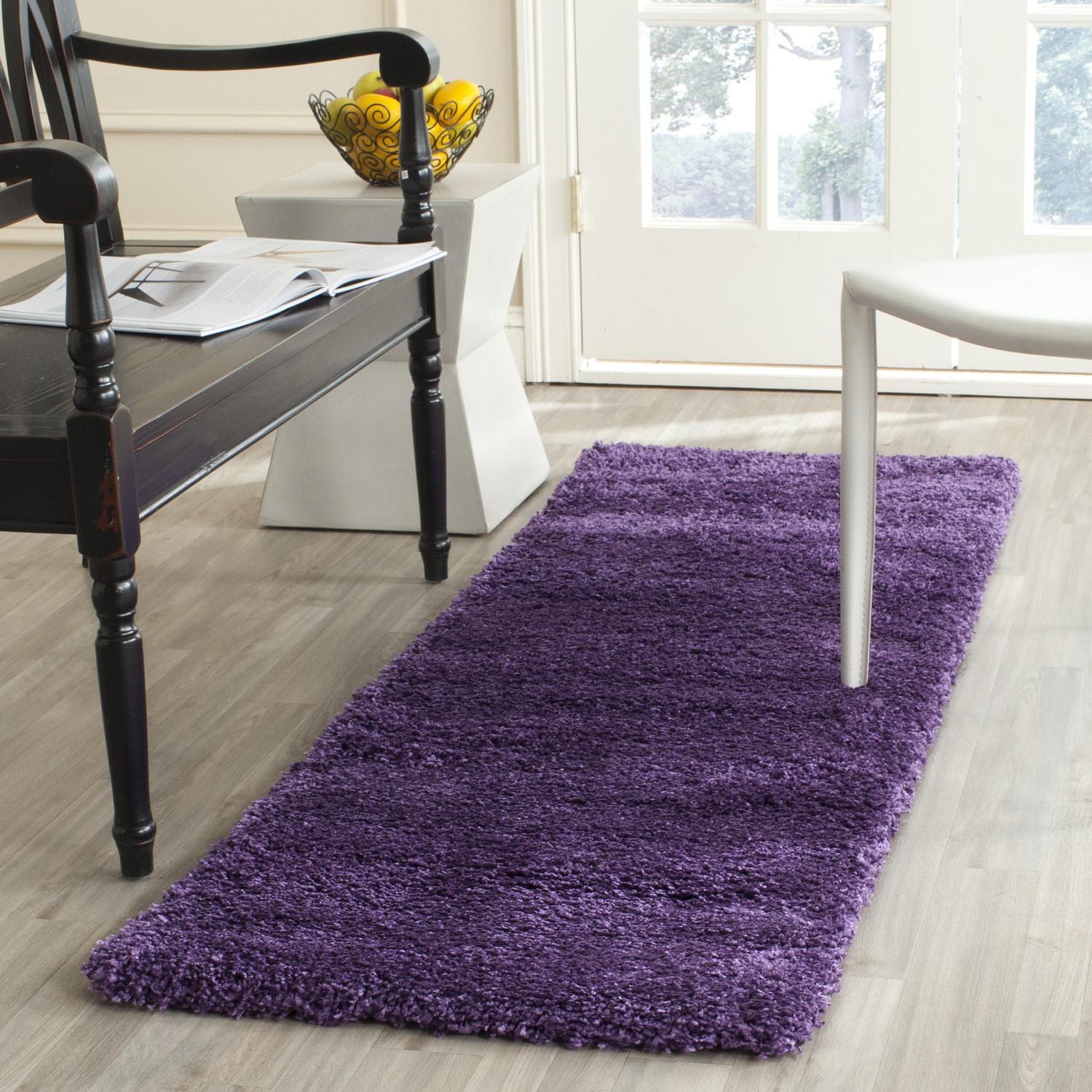 Click here for Safavieh Milan Harlow Solid Shag Area Rug 2 X 6 Ru... prices