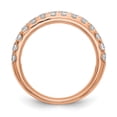 14kr 3/4 Ct Lab Grown Diamond VS+ F+ Wedding Band Size 7 Wedding Band ...