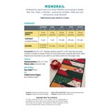 Monorail Table Runner Plus Quilts Pattern by Atkinson Designs - Walmart.com