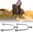 1. Alloys English Spur 30mm Neck Ergonomic Design for Enhanced Horse ...