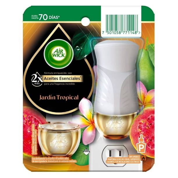 Aromatizante de Ambiente Continuo Air Wick Jardín Tropical 1 aparato difusor eléctrico y 1 ...