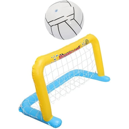 CPDD Inflatable Pool Float Set Volleyball Net Floating Summer Floaties ...