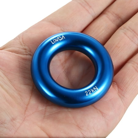 Lixada Outdoor Rappel Ring 22KN Rock Mountain Climbing O-ring Adventure ...
