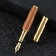 Sandalwood Mini Pocket Wood Fountain Pen Exquisite Smooth Writing ...