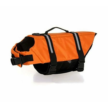 Dog Life Jacket Swimming Vest Swimsuit with Reflective Strips ...