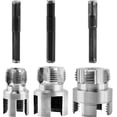 3pcs Pipe Threading Tool for Internal & External Threads, Dual End 1/2 ...