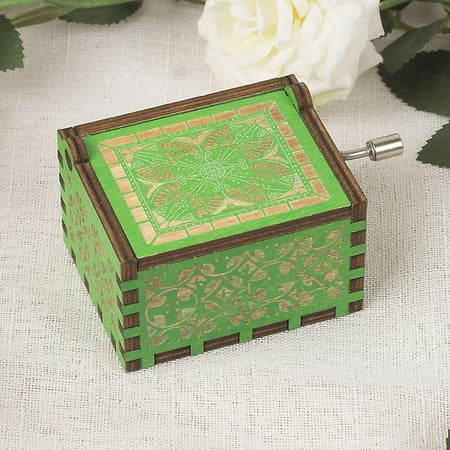 Harry Potter Vintage Hand Crank Wooden Music Box-green | Walmart Canada