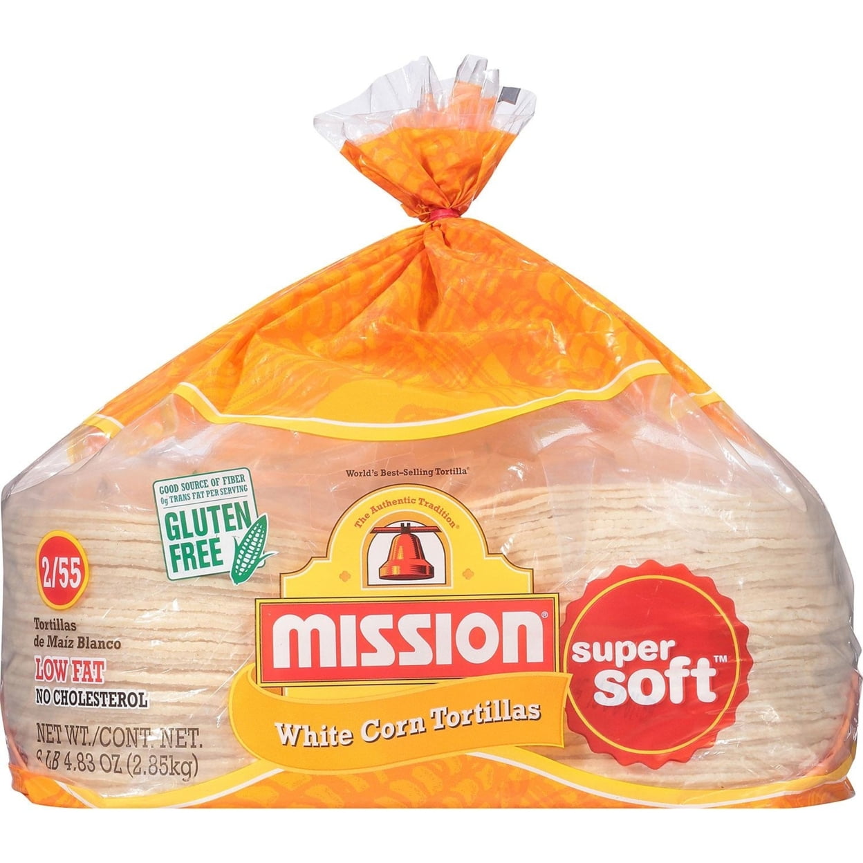 Mission 6" White Corn Tortillas, 100.53 Ounce (110 Count) - Walmart.com