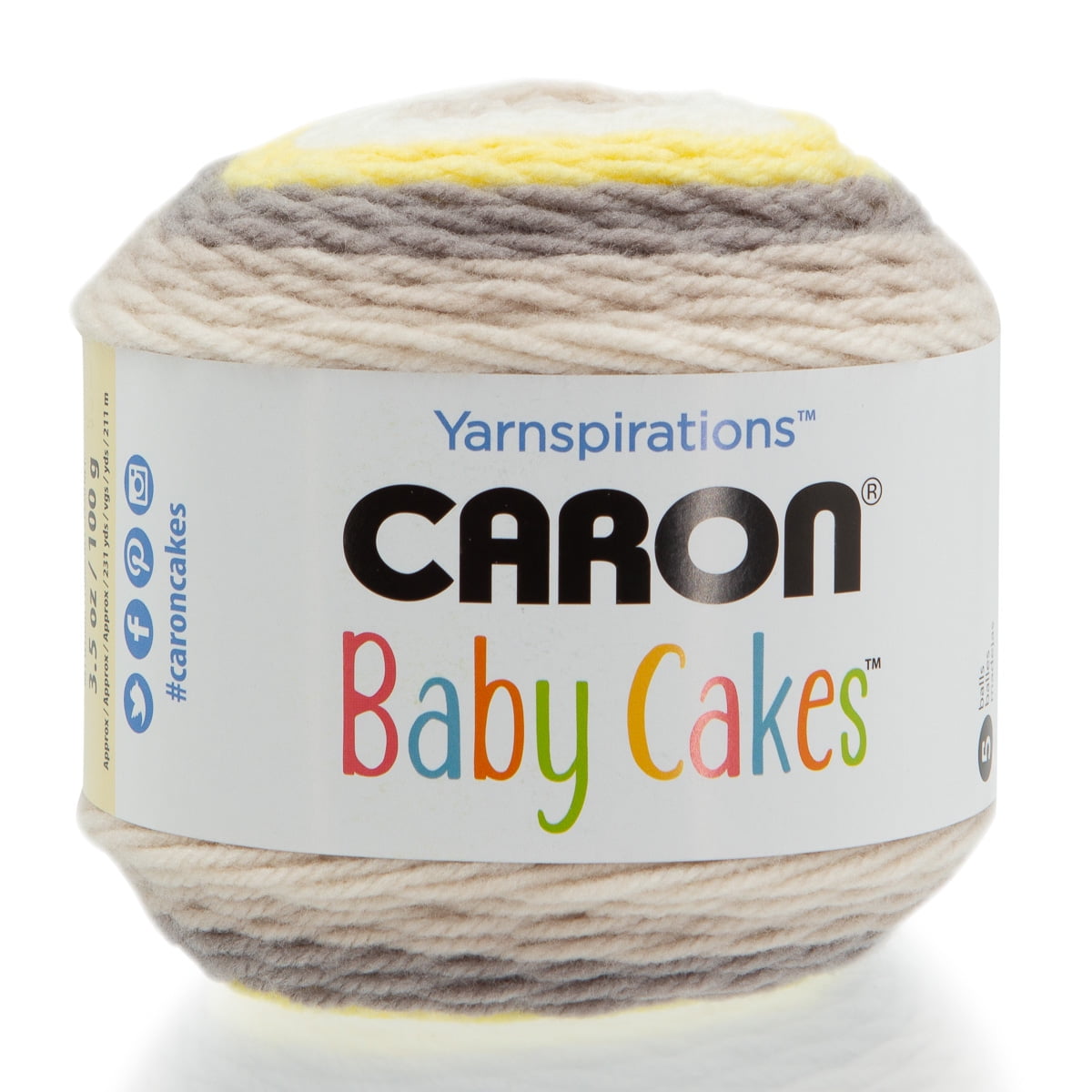 Caron Baby Cakes Yarnspirations Acrylic Blend Yarn for Knitting ...