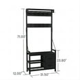 GIKPAL Entryway Hanging Seat Organizer, 5 In 1 Hallway Furniture with ... GIKPAL Entryway Hanging Seat Organizer, 5 In 1 Hallway Furniture with ...
