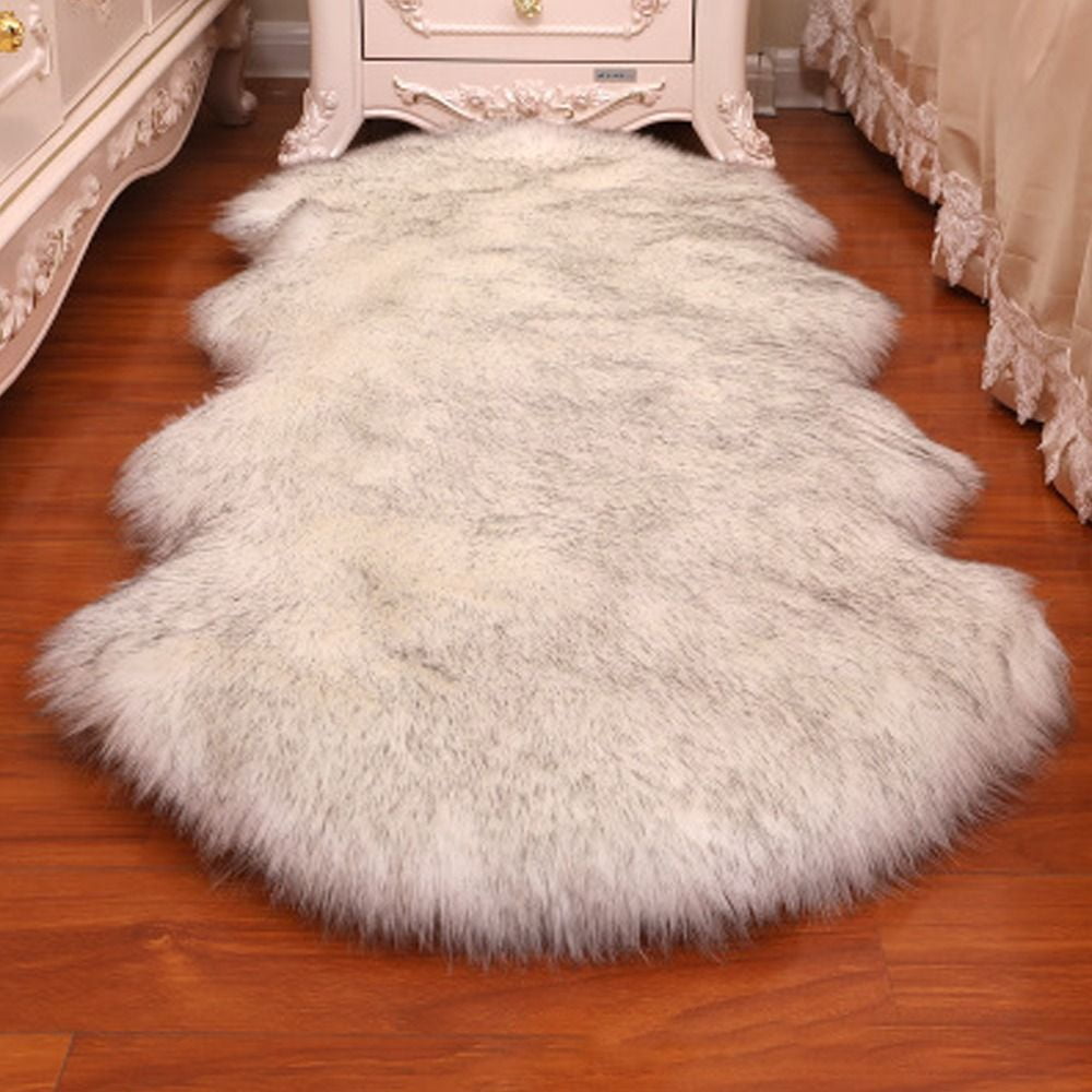 Home Decor Long Hair Carpet Non Slip Floor Protection Fluffy Shaggy ...