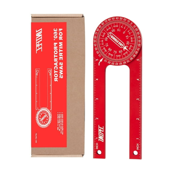 Aluminum Miter Saw Protractor | 7-Inch Rust Proof Angle Finder ...
