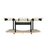 ACME Eleazar Music Recording Studio Desk in Natural Oak - Walmart.com