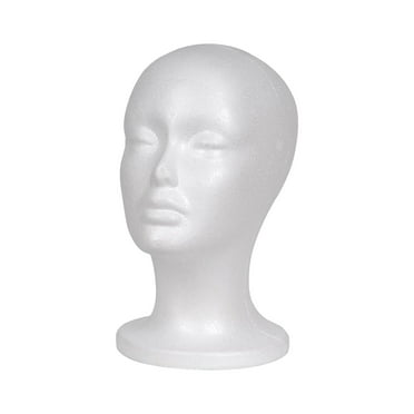 FloraCraft SmoothFōM Female Head 5.8" x 7.5" x 9.8" White - Walmart.com