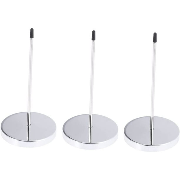 3 Pcs Metal Holder Stainless Steel Receipts Metal Receipt Spike Desk ...