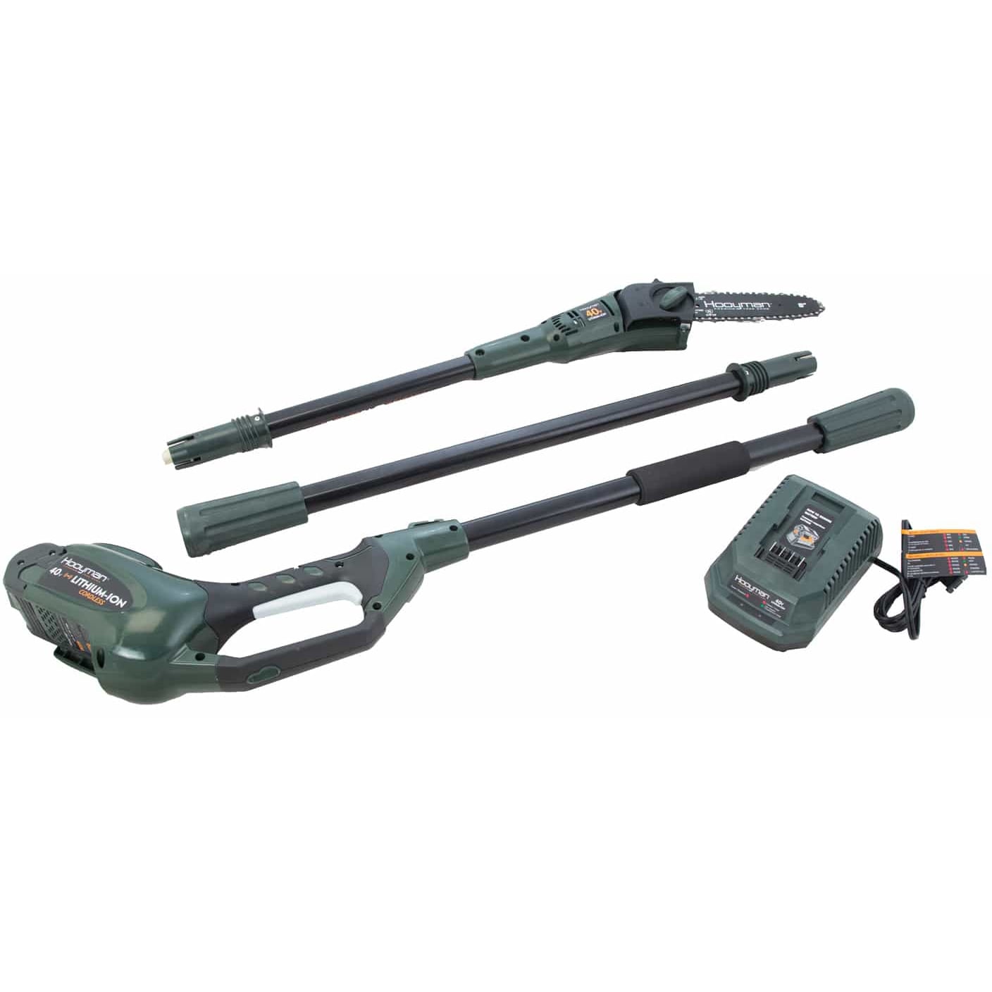 Hooyman Cordless 40 Volt Lithium Ion Rechargeable Extendable 10 Foot ...