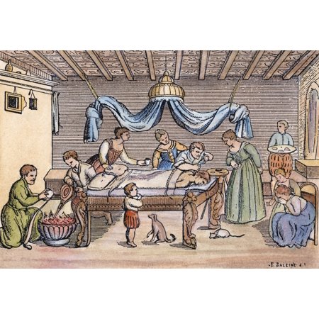 Trephining, 16Th Century. /Na Surgeon Trephining The Skull Of A Patient ...