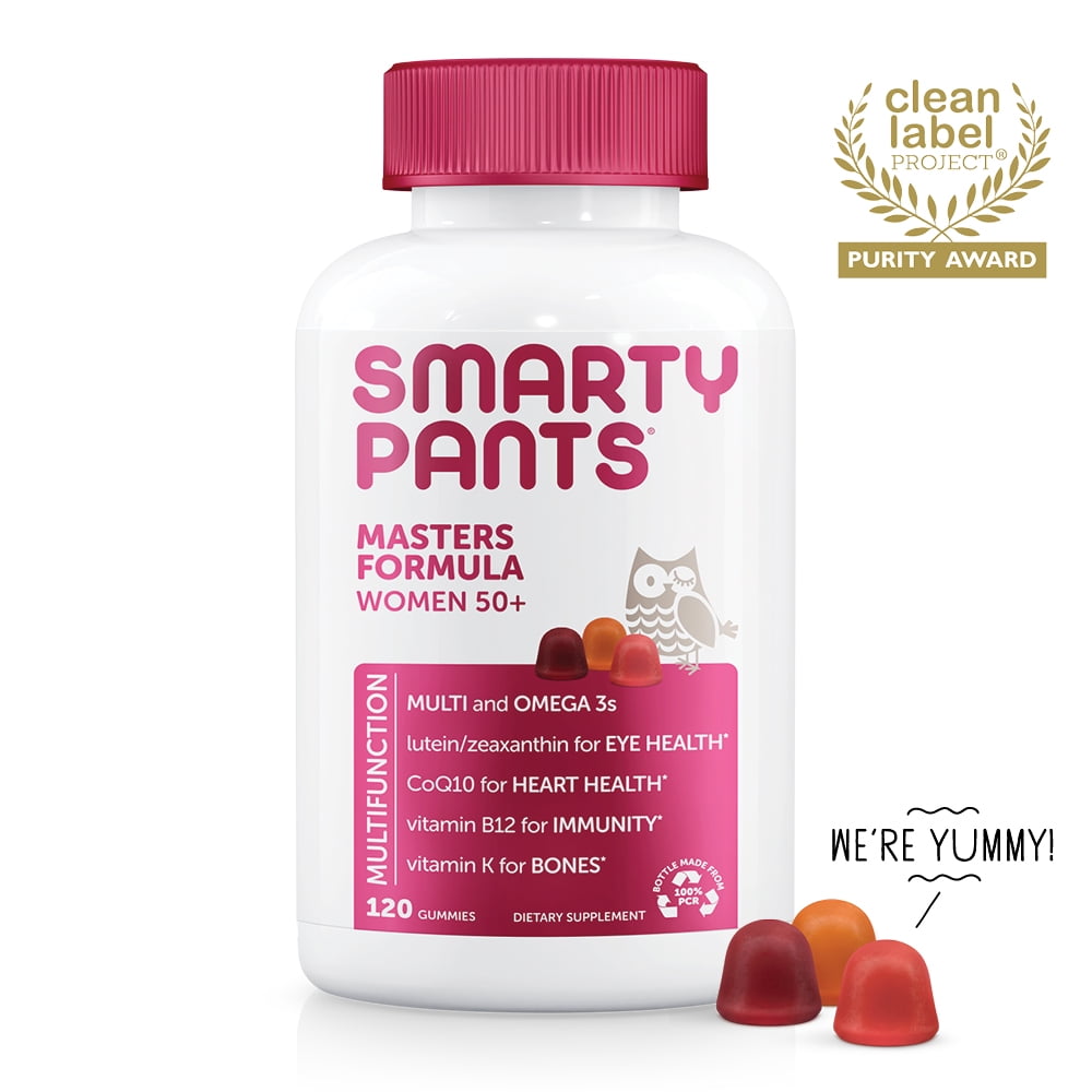 SmartyPants Women's Masters 50+ Multivitamin: Vitamin C, D3 & Zinc for ...