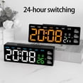 NEXAVKPR Night Light Digital Alarm Clock Electric Desk Clock with ...