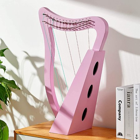15 String Wood Harp, Mini Harp, String Instrument, Irish Harp, Perfect ...