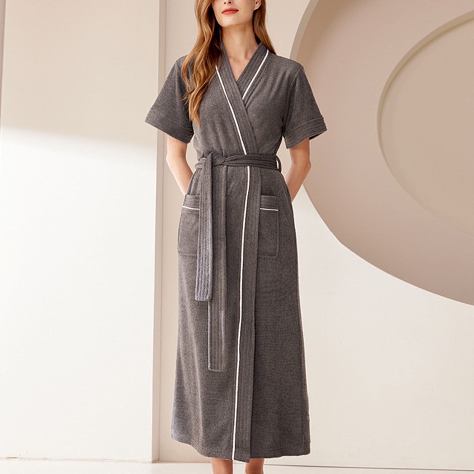 Click here for Customer Favorite womens Elastic Waist Summer Soli... prices