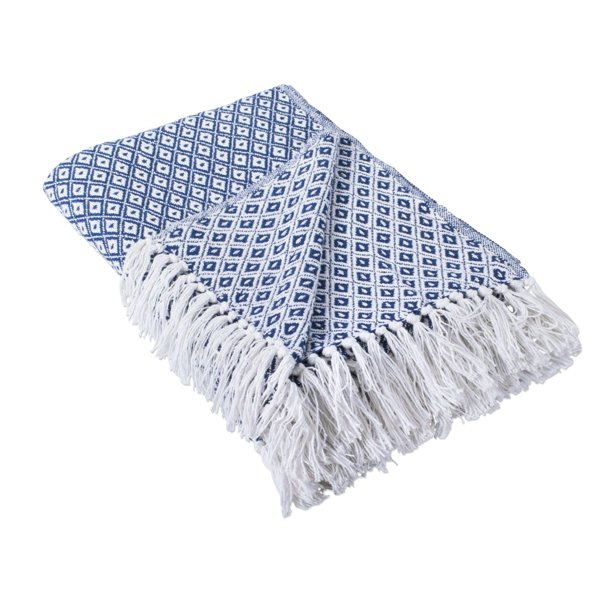 DII Mini Diamond Decorative Throw, 50"x60", 100% Cotton, Multiple ...