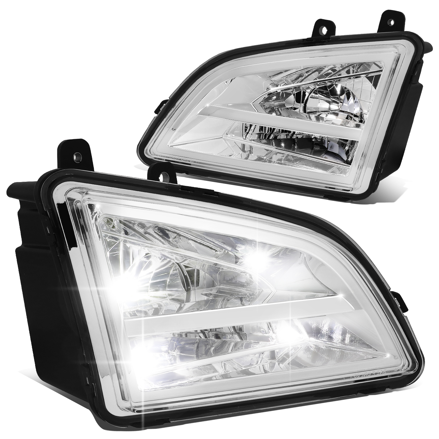 DNA Motoring FL-HAY-009-CH For 2018-2022 Volvo VNL Big Rig Trucks ...