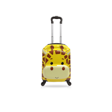 Gaffie Giraffe 18in 3d Children Rolling Luggage for Boye and Girls ...