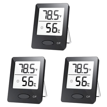 Digital Hygrometer Indoor Thermometer, Temperature Humidity Gauge with ...